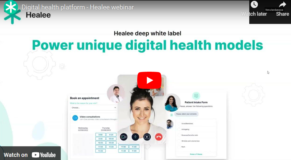 Webinar: Demo of Healee's Robust Patient Scheduling and Intake Capabilities